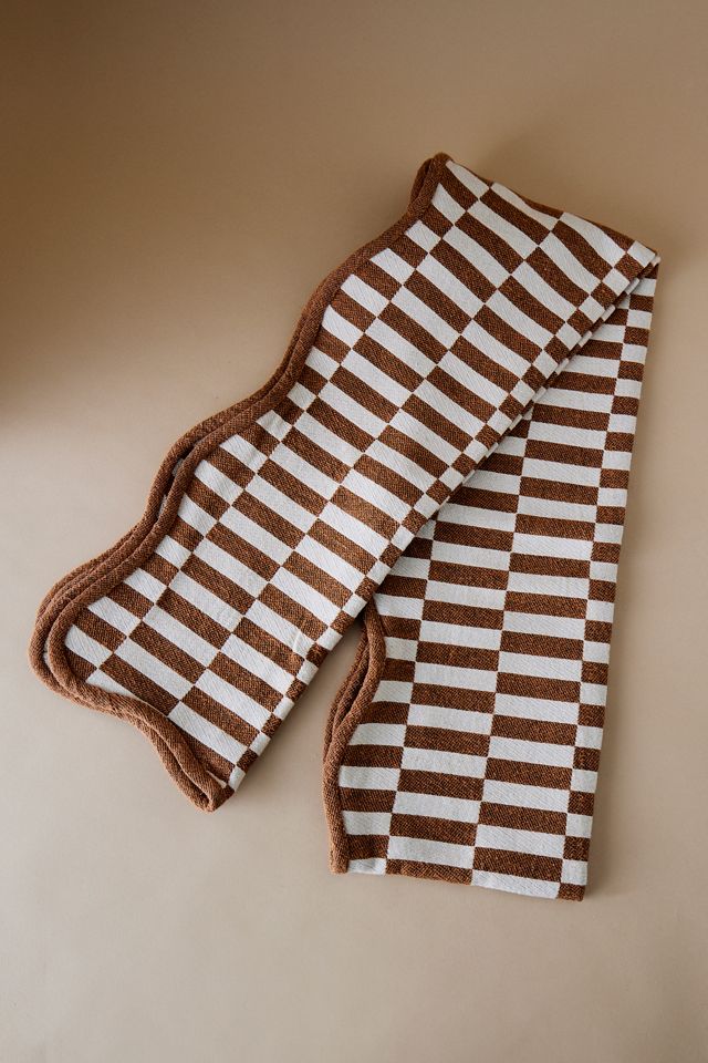 TBCo Checkerboard Cotton Table Runner | Anthropologie UK