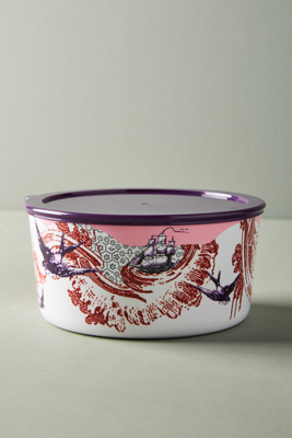 Winter Forest Melamine Storage Container | Anthropologie