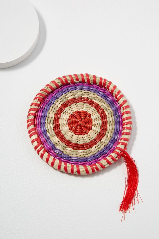 Rosa Woven Coaster | Anthropologie UK