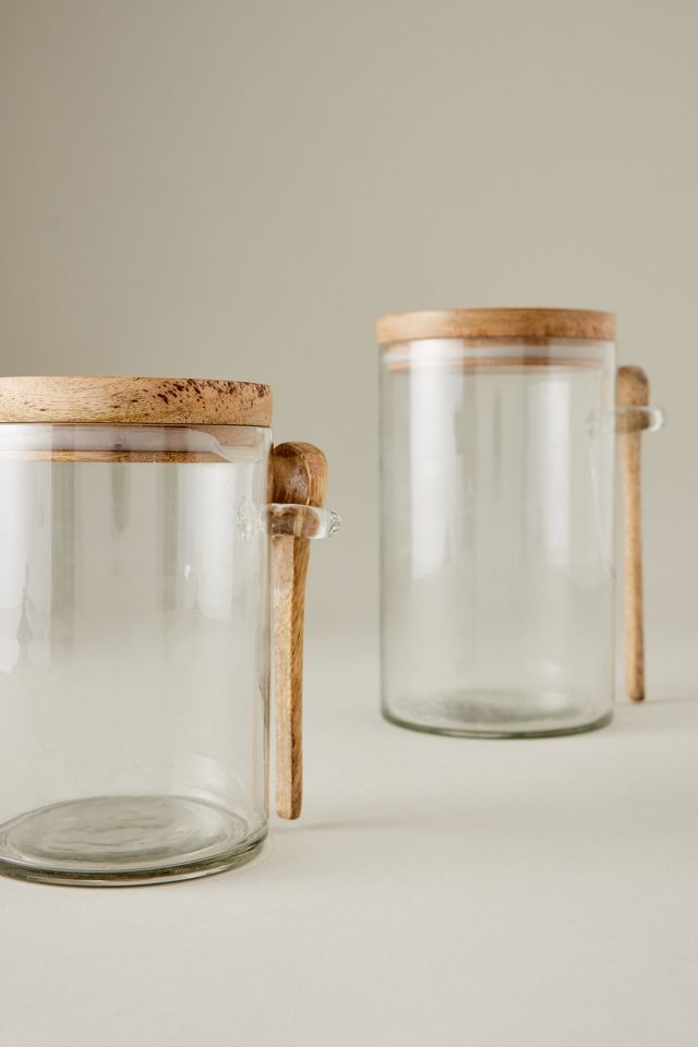 nkuku Kossi Small Glass Storage Jar | Anthropologie UK