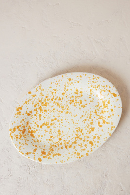 Hot Pottery Splatter Serving Platter | Anthropologie UK