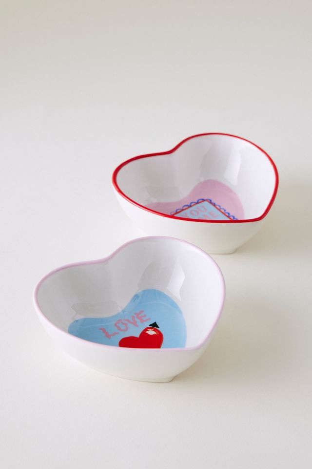 Eleanor Bowmer With Love Nibble Bowls, Set of 2 | Anthropologie UK