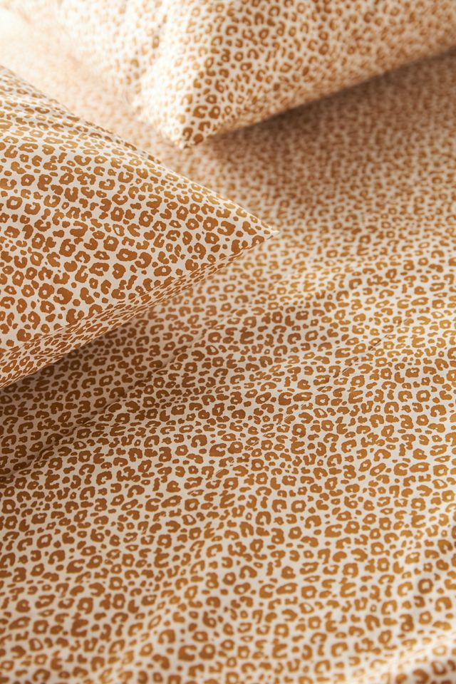 Organic Percale Printed Sheet Set | AnthroLiving