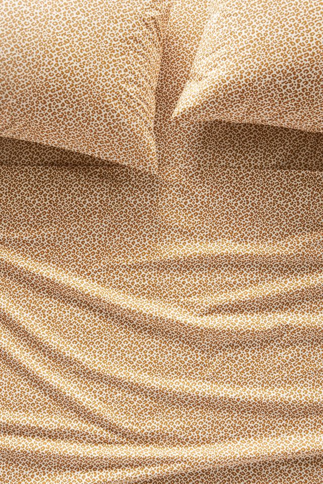 Organic Percale Printed Sheet Set | AnthroLiving