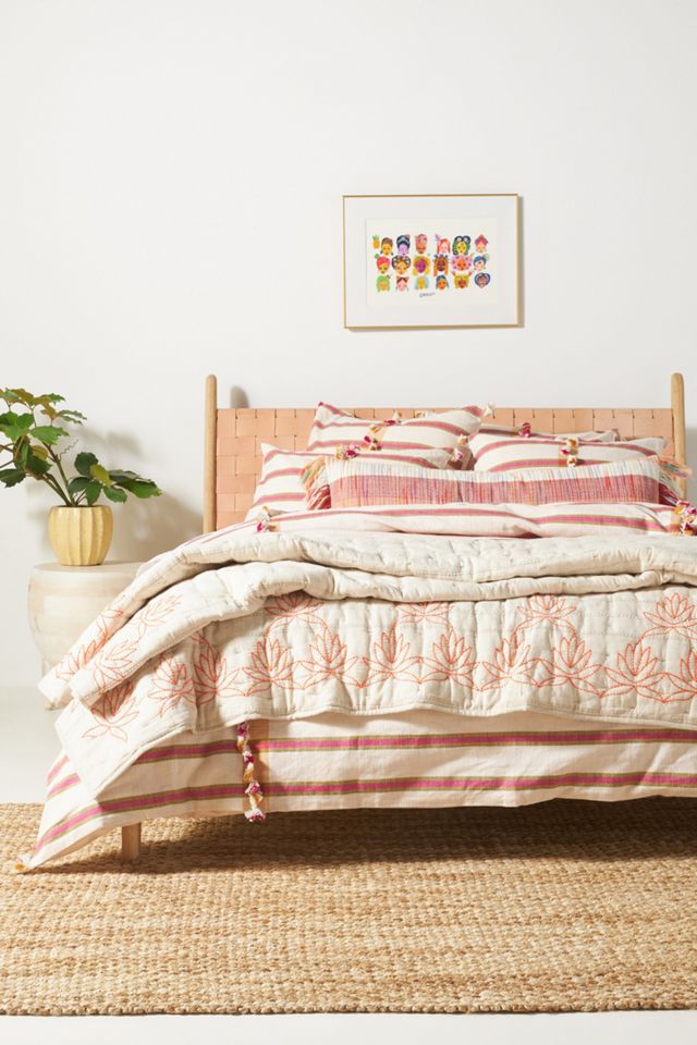 Embroidered Luna Quilt | AnthroLiving
