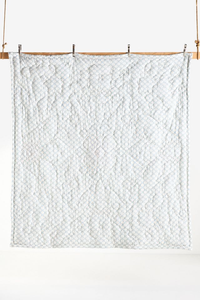Sawyer Cotton Printed Quilt | AnthroHome