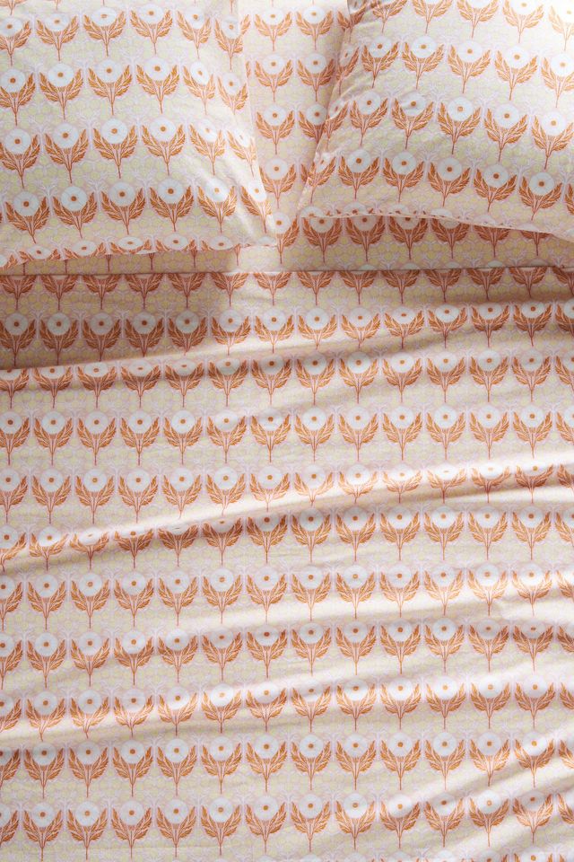 Ellen Merchant Organic Percale Sheet Set | Anthropologie