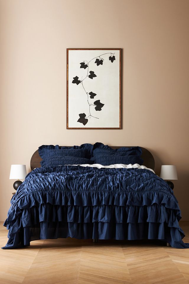 Shyla Ruffled Duvet Cover | AnthroLiving