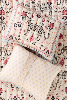 Cotton Voile Printed Pillow Shams, Set of 2 | Anthropologie