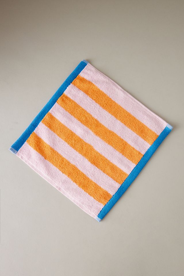 Bahne Interior Stripe Organic Cotton Washcloth | Anthropologie UK