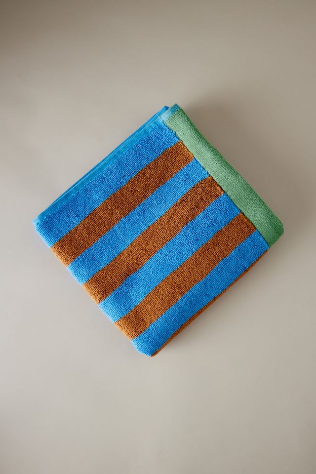 Bahne Interior Small Stripe Organic Cotton Towel | Anthropologie UK