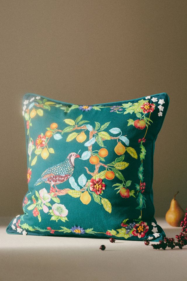 Lou Rota for Anthropologie Twelve Days of Christmas Cushion ...