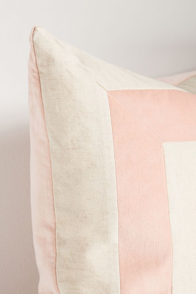 Cotton Velvet Frame Pillow | AnthroHome