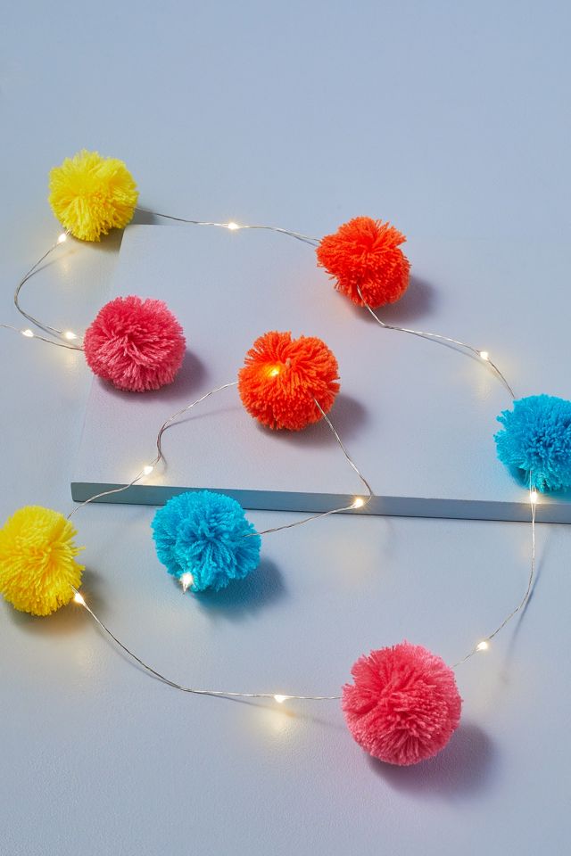 Pom Pom LED Lights | Anthropologie UK