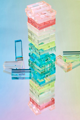 Sunnylife Travel Lucite Jumbling Tower | Anthropologie UK