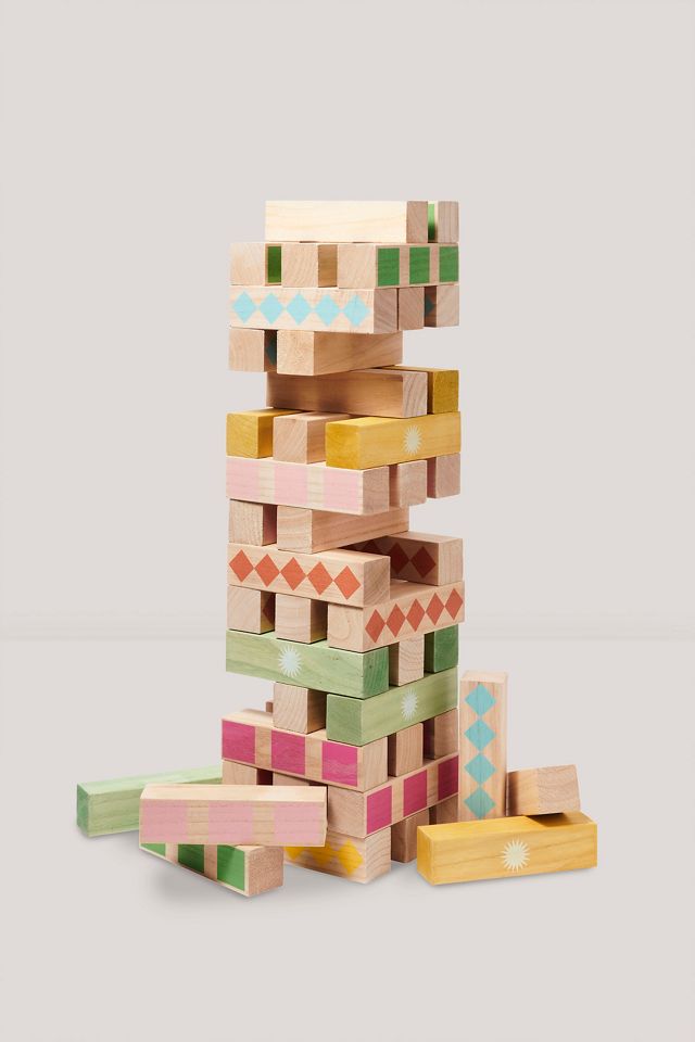 Sunnylife Mega Wooden Jumbling Tower | Anthropologie UK