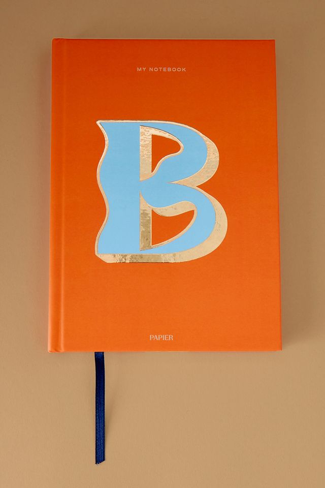 Papier Hardback Lined Monogram Notebook | Anthropologie UK