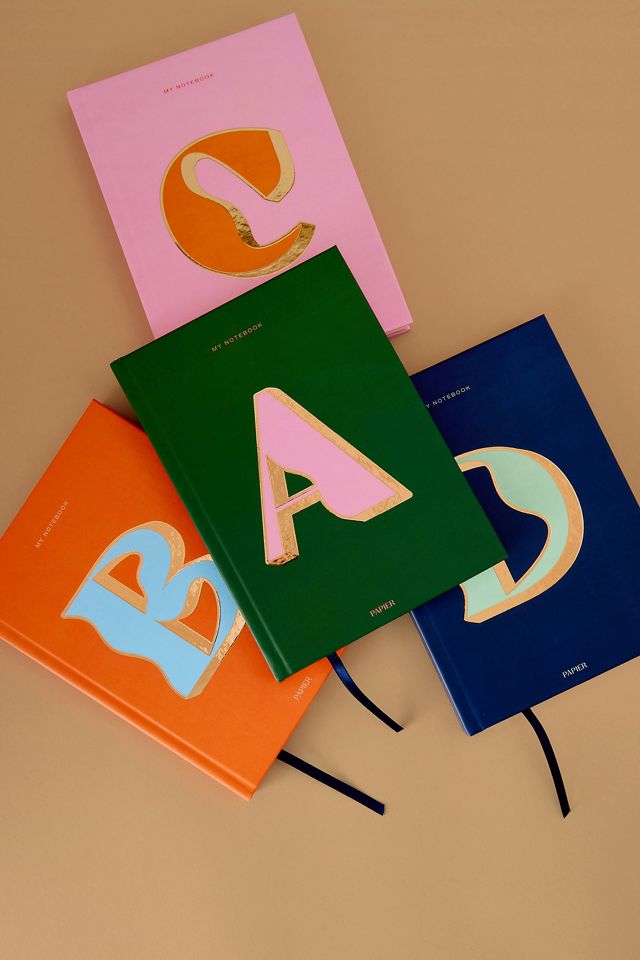 Papier Hardback Lined Monogram Notebook | Anthropologie UK