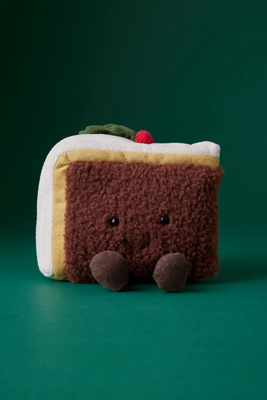 Jellycat Christmas Cake Slice Plush Toy | Anthropologie UK