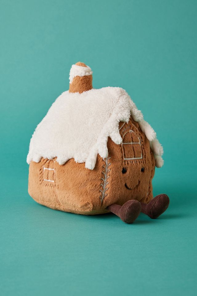 Jellycat Gingerbread House Plush Toy | Anthropologie UK
