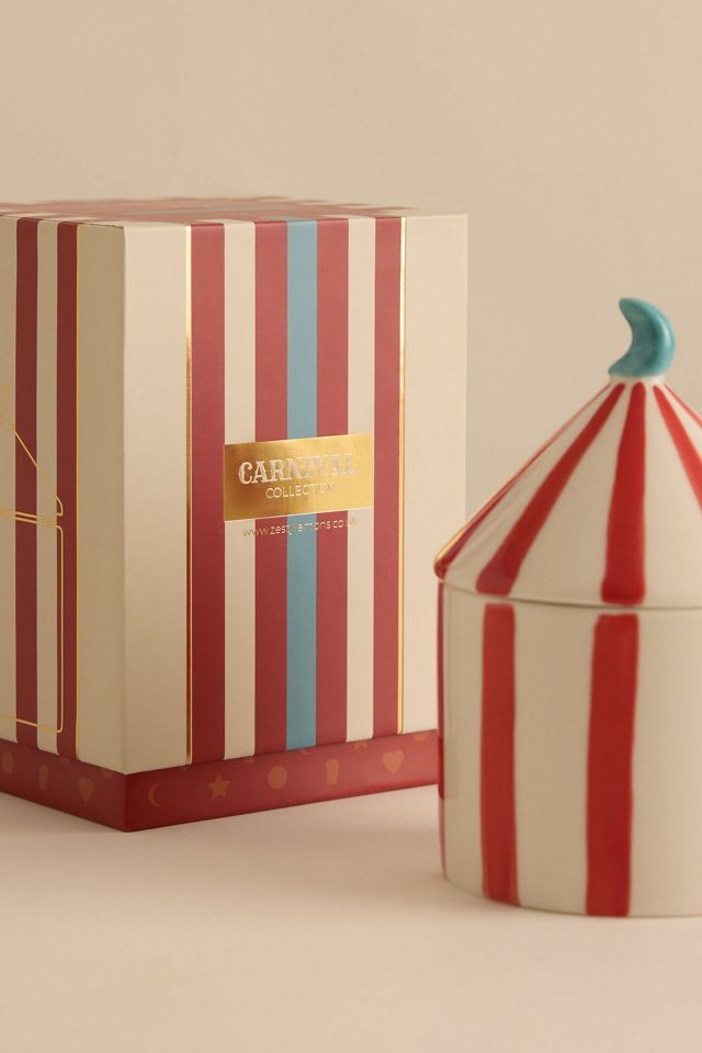 Zesty Lemons London Carnival Ringmaster Ceramic Candle | Anthropologie UK