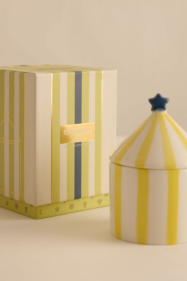Zesty Lemons London Carnival Fortune Ceramic Candle | Anthropologie UK
