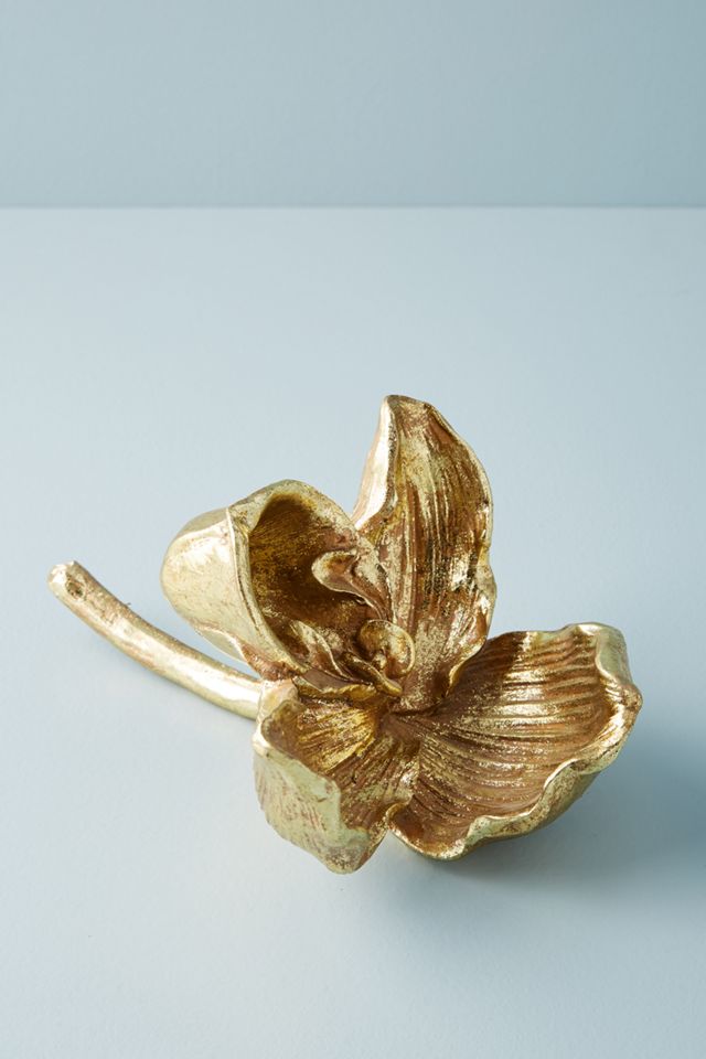 Gilded Bloom Decorative Object | Anthropologie