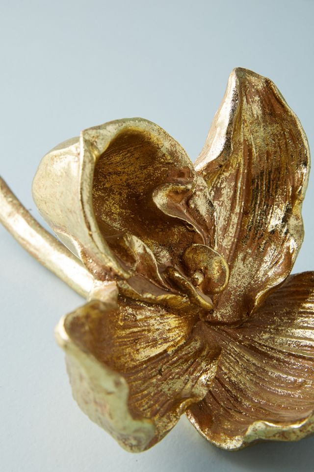 Gilded Bloom Decorative Object | Anthropologie