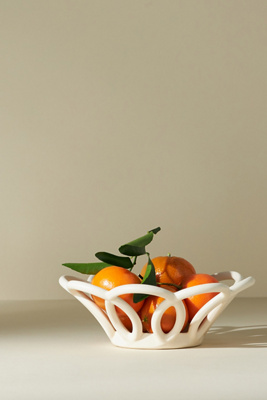 Looped Ceramic Storage Basket | AnthroLiving