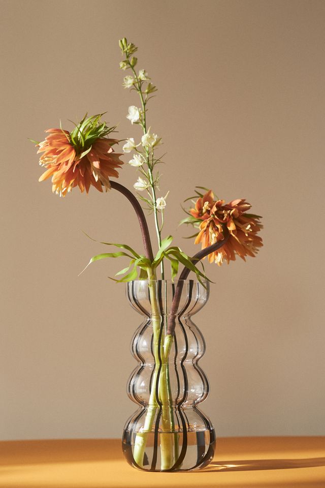 Striped Glass Vase Anthropologie