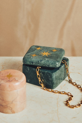 Catherine Martin Starry Night Marble Trinket Box | Anthropologie