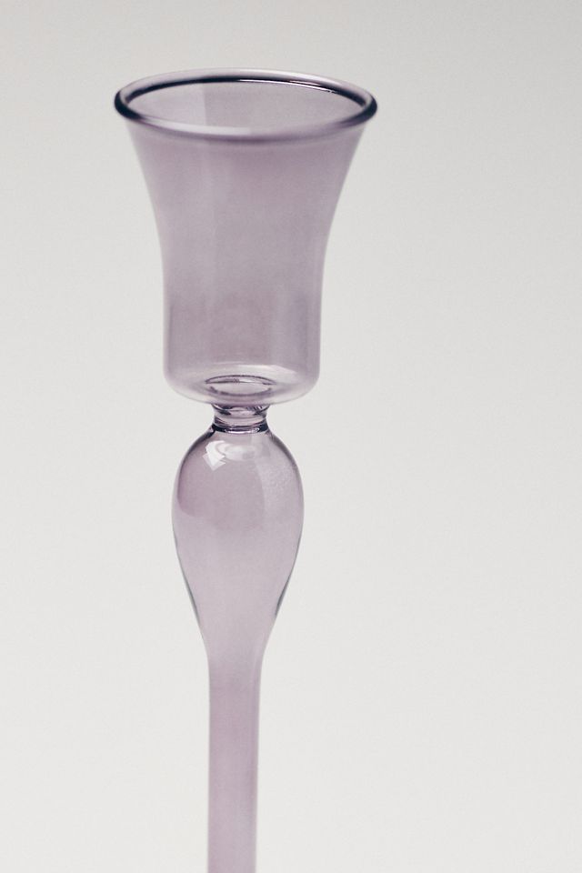 Rylee Borosilicate Glass Candlestick | AnthroHome