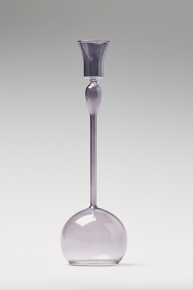 Rylee Borosilicate Glass Candlestick | AnthroHome