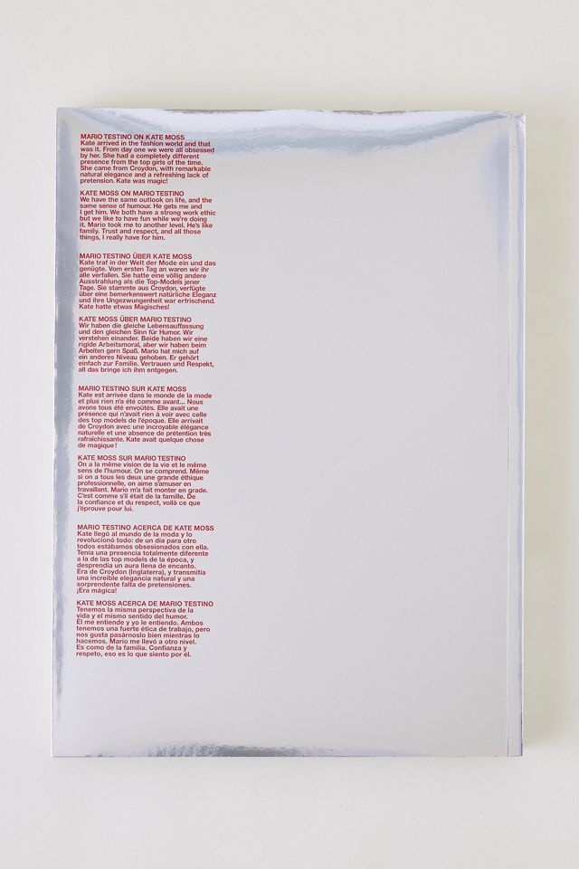 Kate Moss by Mario Testino Book | Anthropologie UK