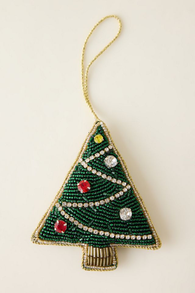 Anna + Nina Perlenbesetzter festlicher Baumschmuck | Anthropologie DE