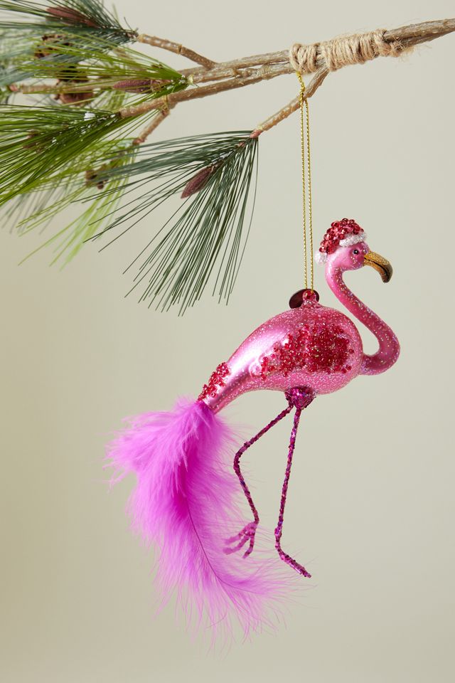 Christmas Flamingo Tree Decoration | Anthropologie UK