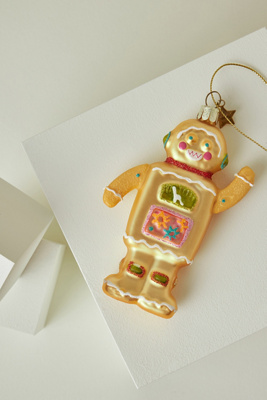 Gingerbread Robot Tree Decoration | Anthropologie UK