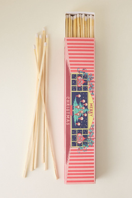 Archivist Merry Christmas Long Matches | Anthropologie UK