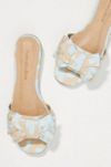 Raphaella Booz Bow-Front Slide Sandals | Anthropologie