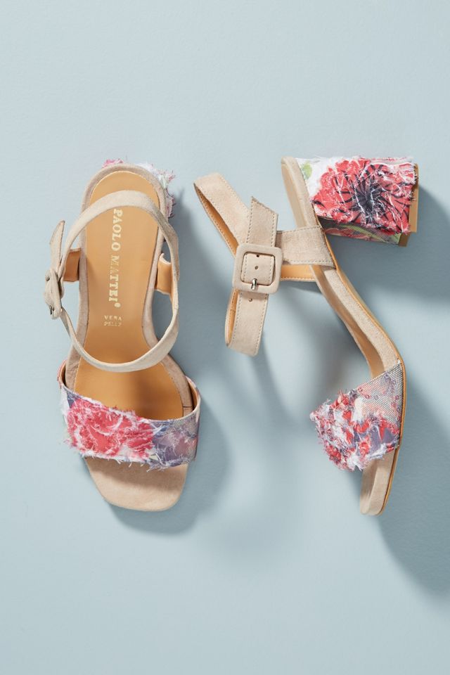 Paolo Mattei Vienna Heeled Sandals | Anthropologie