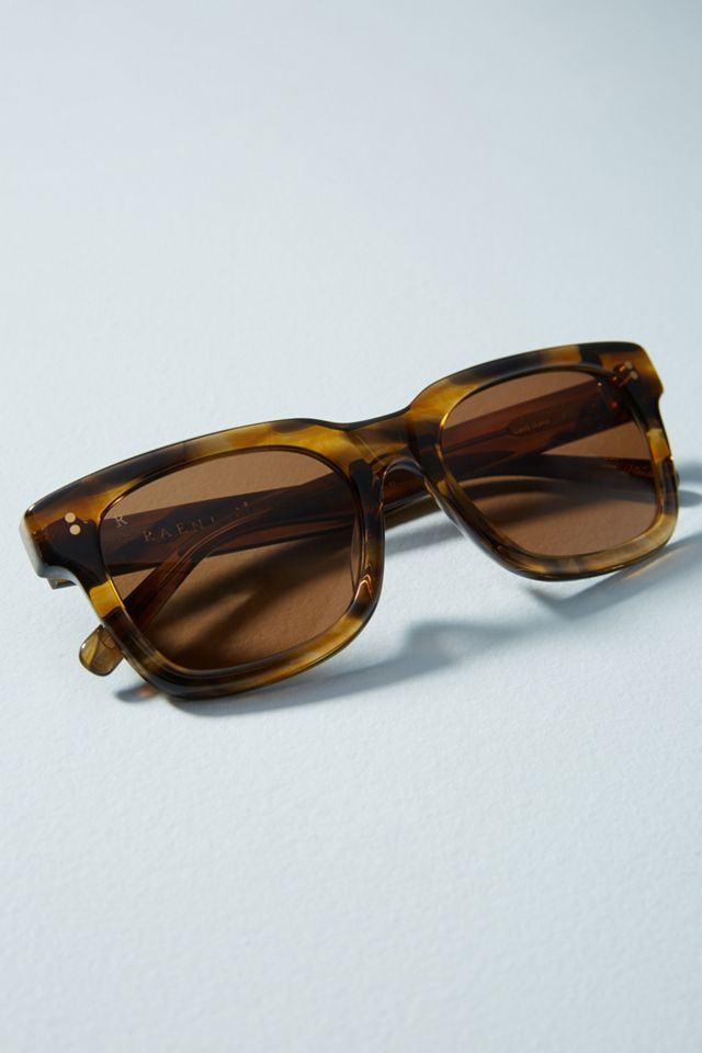 Raen Gilman Square Tortoise Sunglasses | Anthropologie