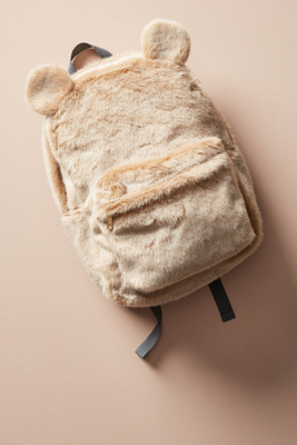 Fuzzy Bear Backpack | Anthropologie