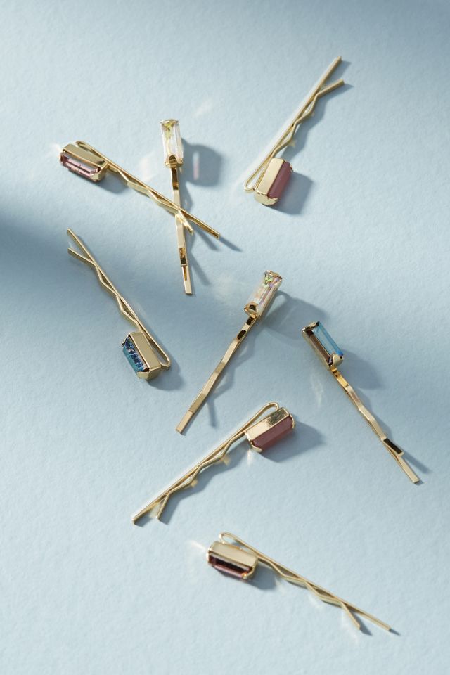 Crystal Clear Bobby Pin Set | Anthropologie