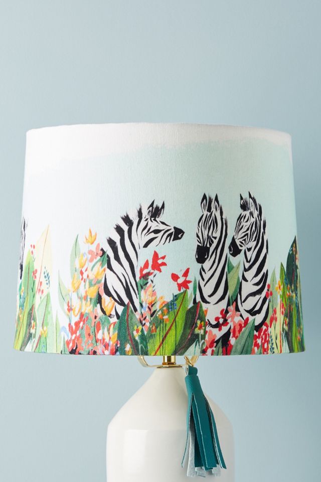 Watercolor Safari Lamp Shade | Anthropologie