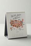 Rifle Paper Co. Maps Desk Calendar | Anthropologie