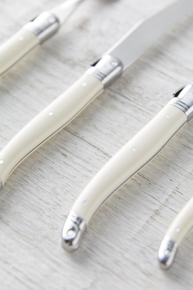Laguiole Ivory Handle Flatware Set | AnthroHome