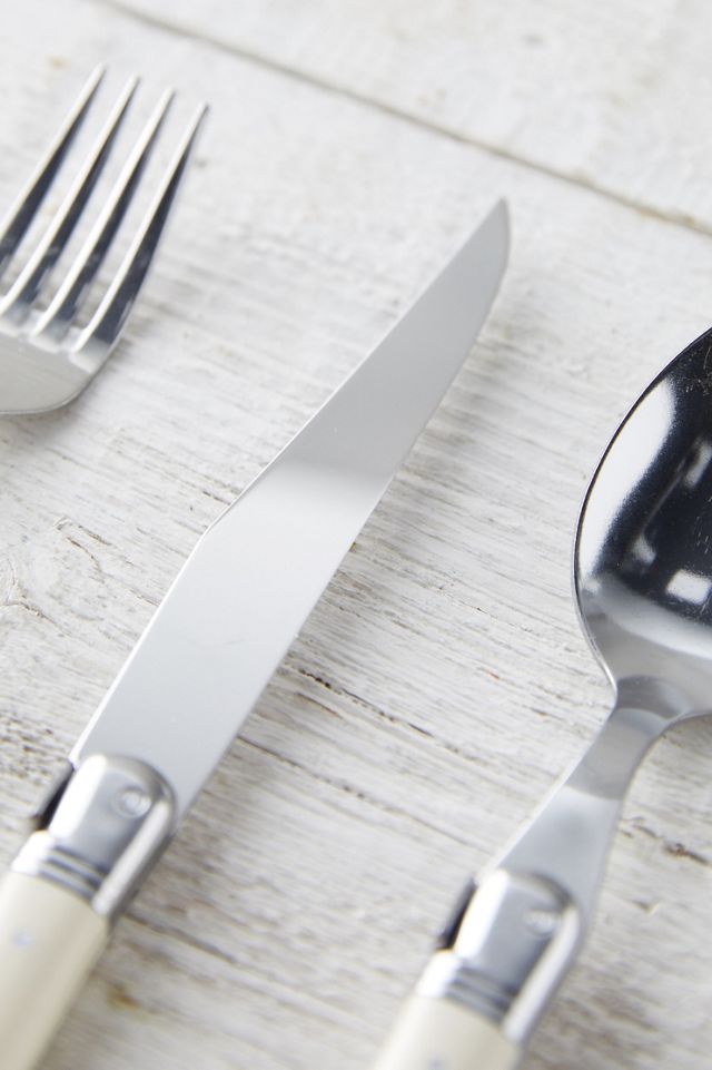 Laguiole Ivory Handle Flatware Set | AnthroHome