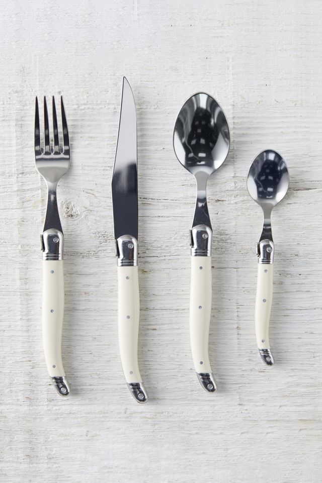 Laguiole Ivory Handle Flatware Set | AnthroHome