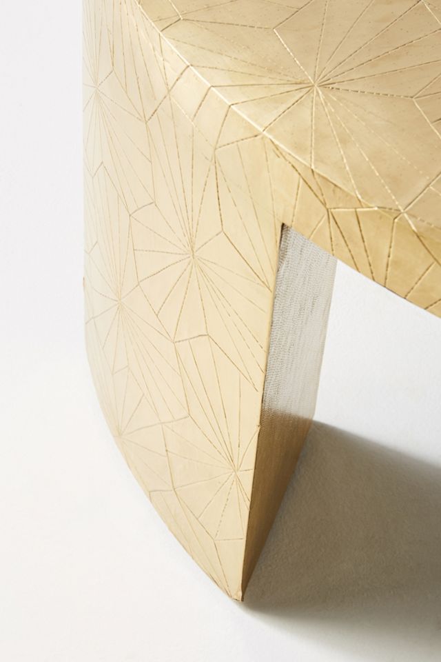 Floral Embossed Coffee Table | AnthroLiving