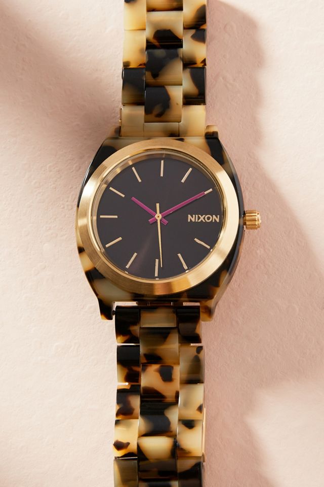 Nixon Black Tortoise Watch | Anthropologie
